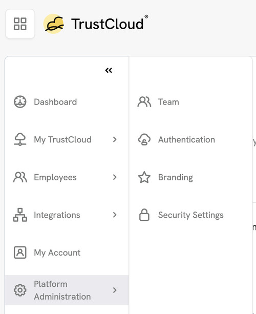 Platform Administration - 4 settings